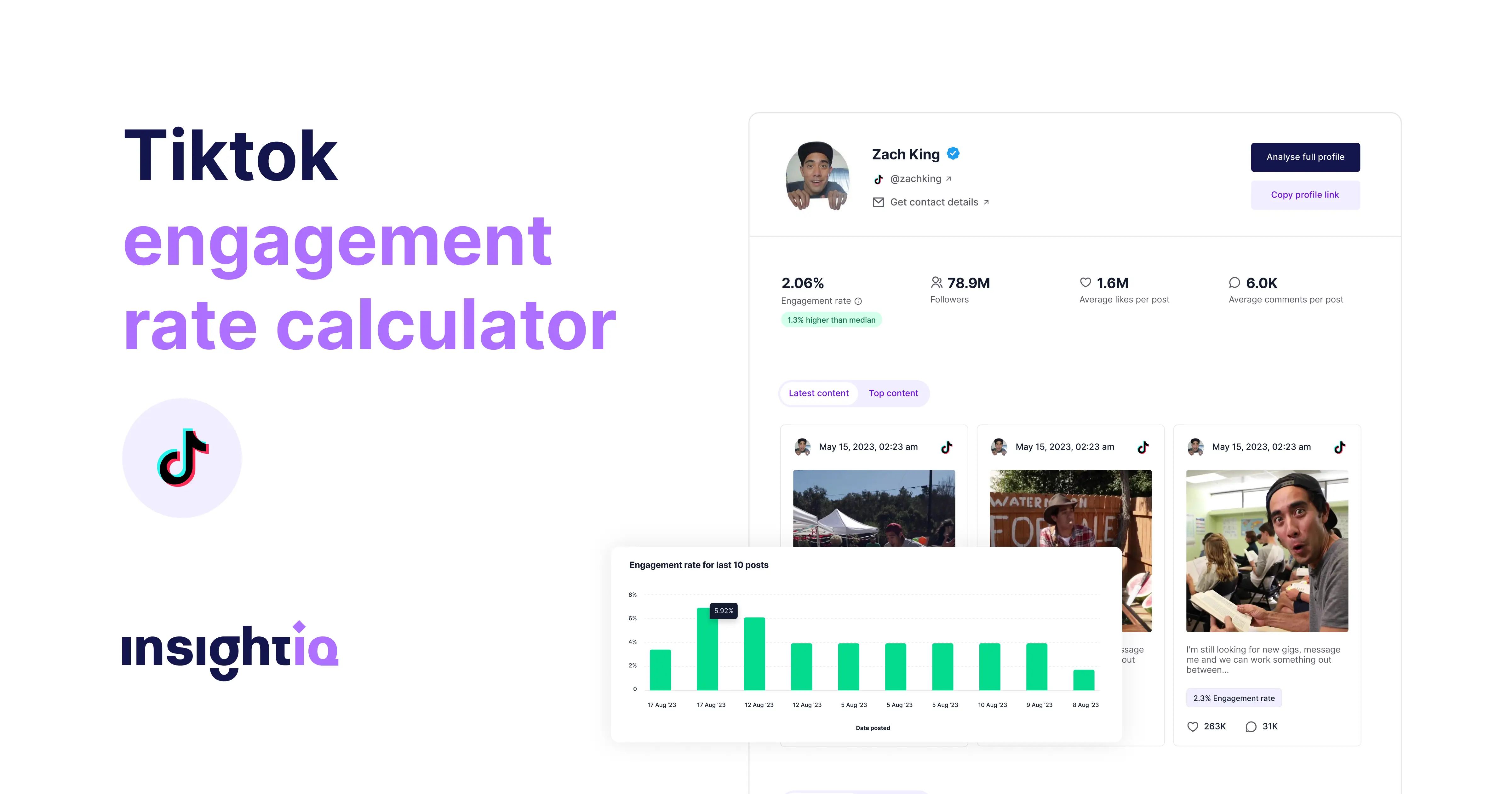 TikTok Engagement Rate Calculator